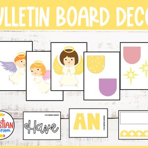 Angels Bulletin Board Kit - Etsy