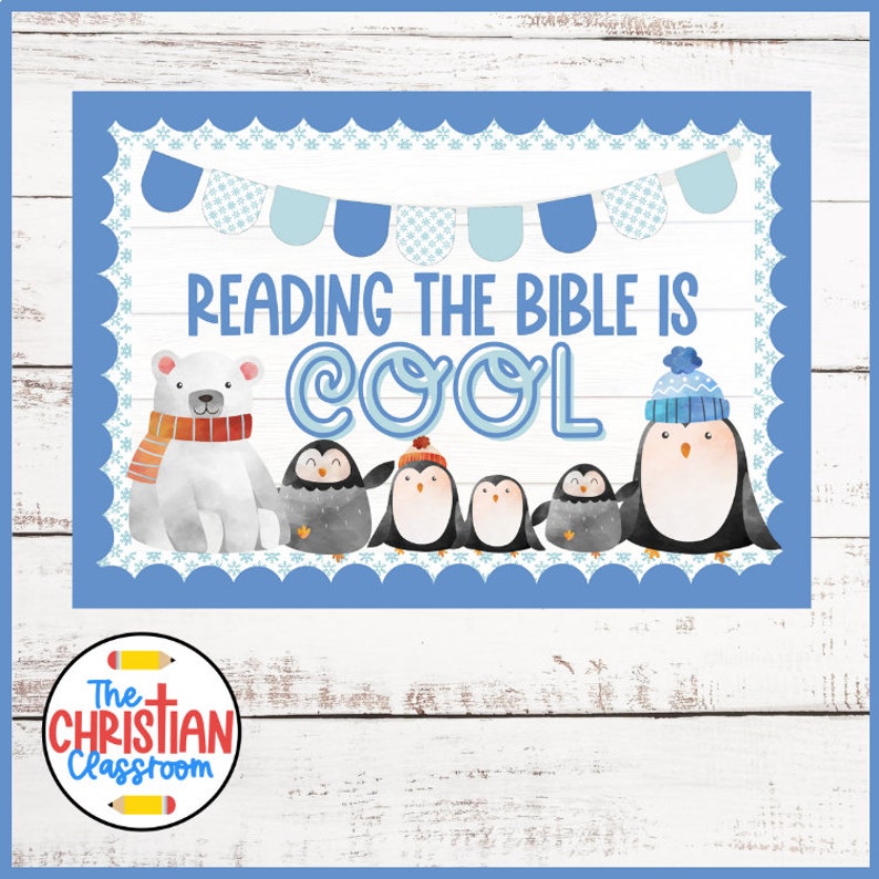 Penguin Bulletin Board Kit - Etsy