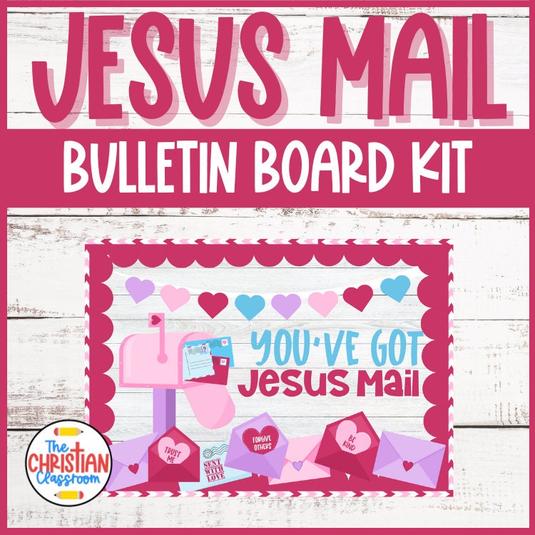Jesus Mail Bulletin Board Kit - Etsy