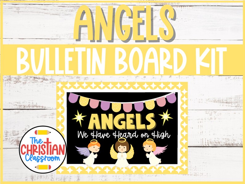 Angels Bulletin Board Kit - Etsy