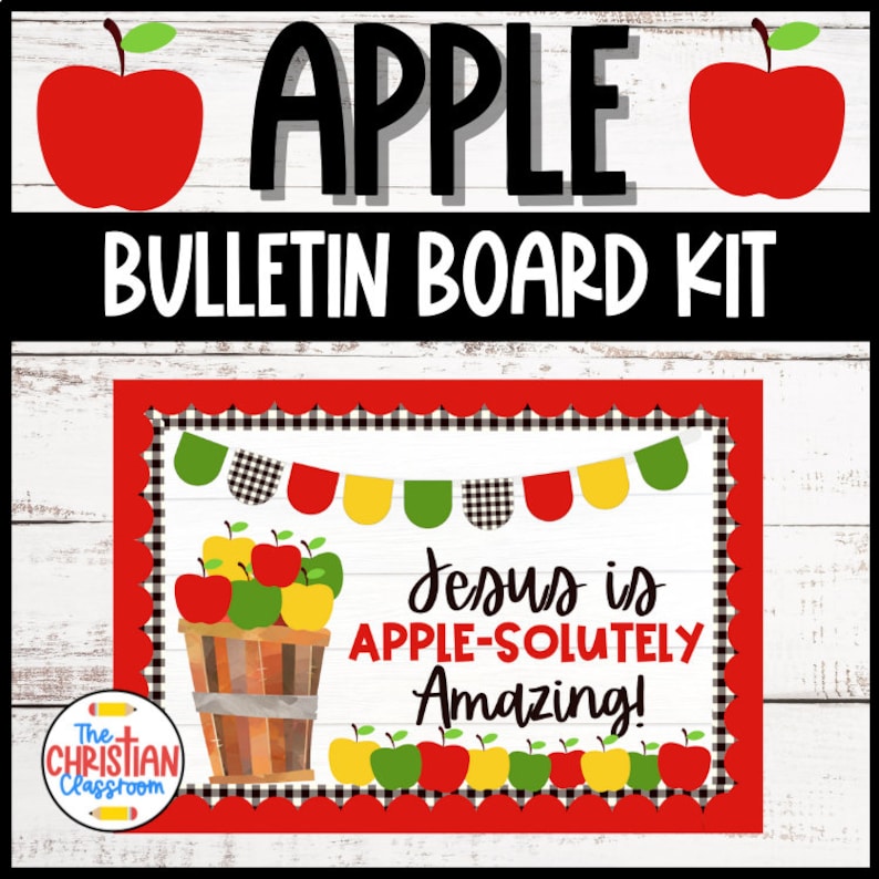 Apple Bulletin Board - Etsy