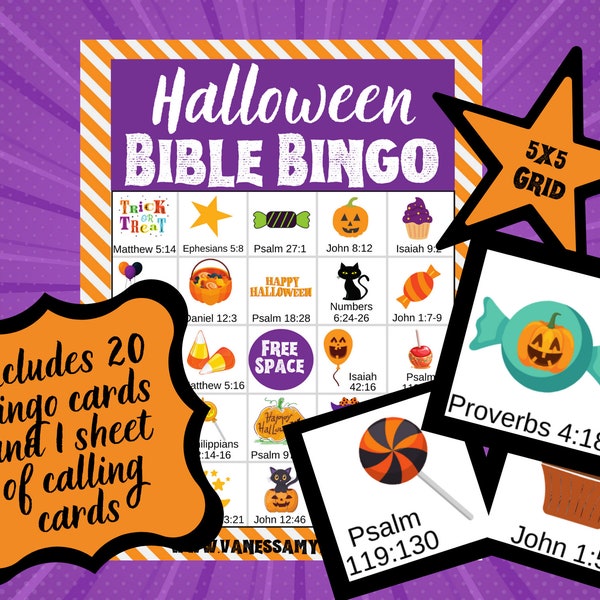Bible Bingo - Etsy