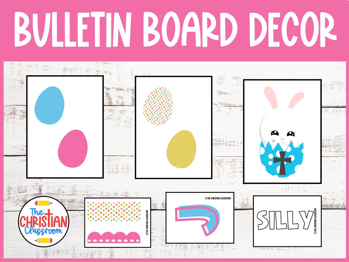 Silly Rabbit Bulletin Board Kit - Etsy