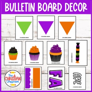 Fall-o-ween Jesus Bulletin Board Kit - Etsy