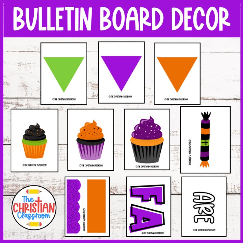 Fall-o-ween Jesus Bulletin Board Kit - Etsy