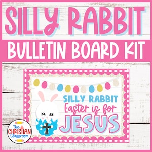 Silly Rabbit Bulletin Board Kit - Etsy