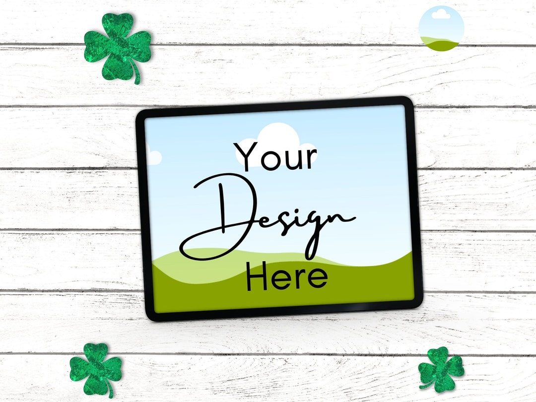 Background Mockup St. Patrick's Day Flat Lay Product Photography Saint ...