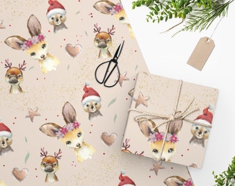 Kangaroo Wrapping Paper - Etsy