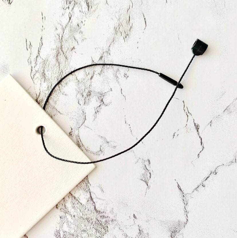 Hang Tag Bullet Head Black Fastener Security Seal String Tie - Etsy