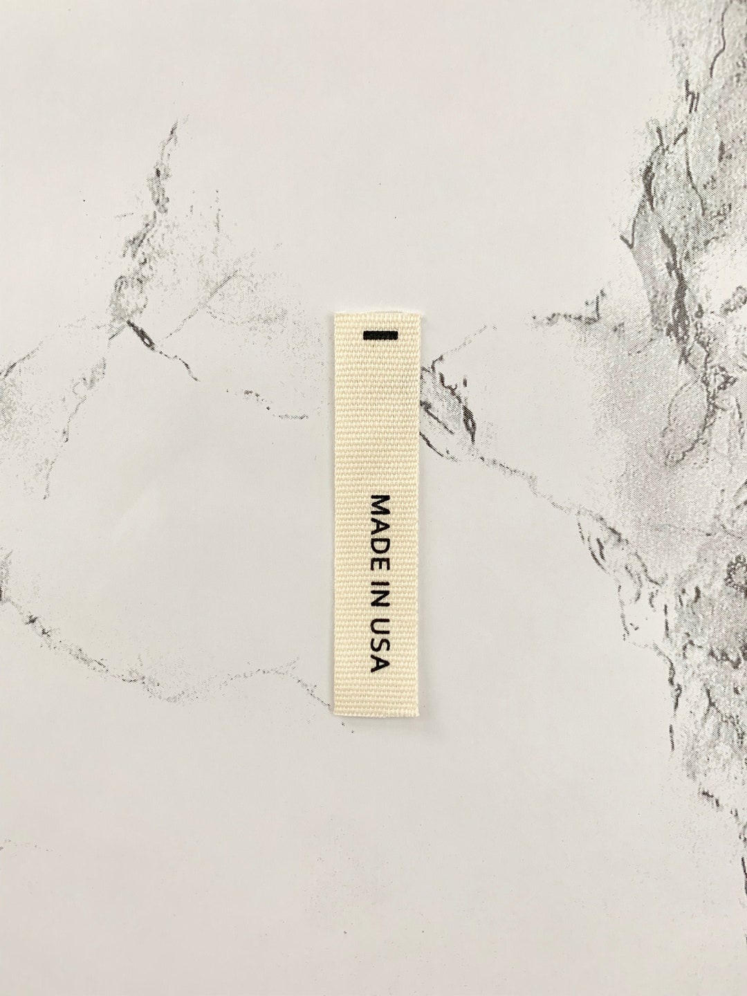 Made in USA Country of Origin Print Labels Poly Cotton - Etsy