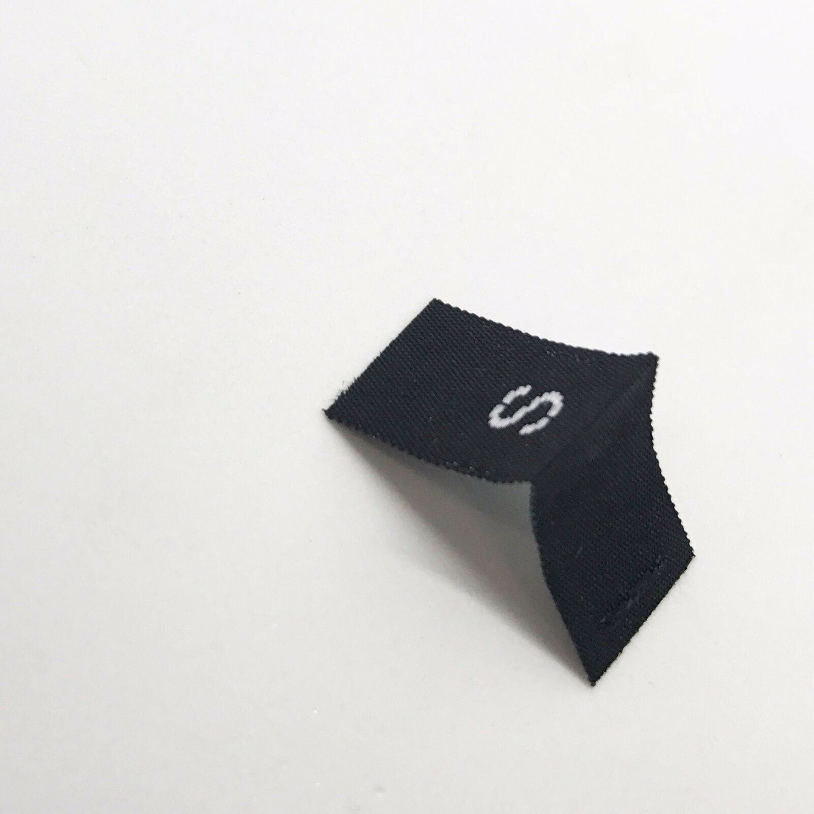 Woven Clothing Size Taffeta Labels Tabs Black (XS, S, M, L, XL, XXL) - Etsy