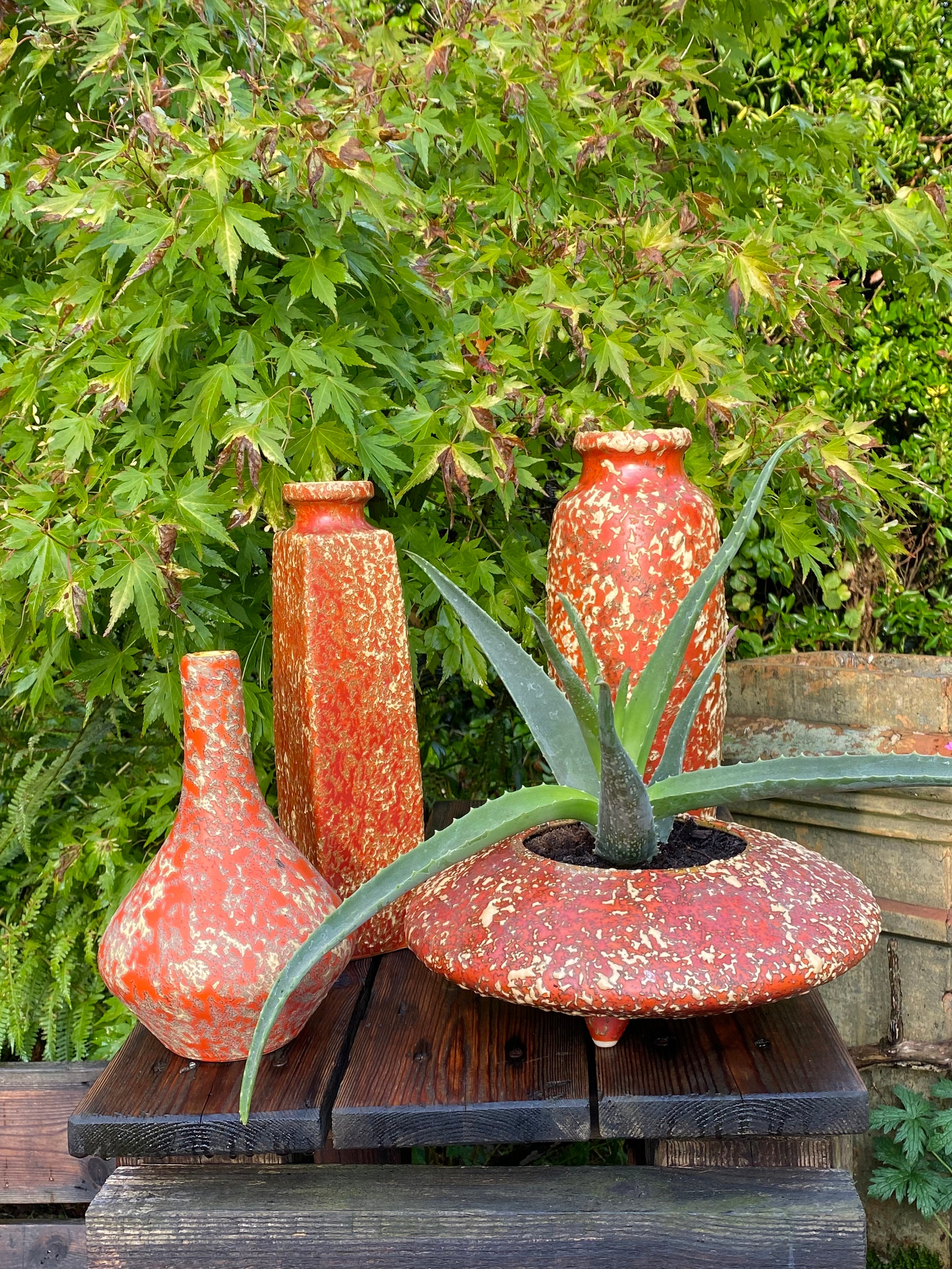 Stylish 30cm Retro Vintage Hungarian Pesthidegkút Ceramic Stylish 30cm Retro Vintage Hungarian Pesthidegkút Ceramic