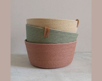 Cotton Cord Basket | Etsy