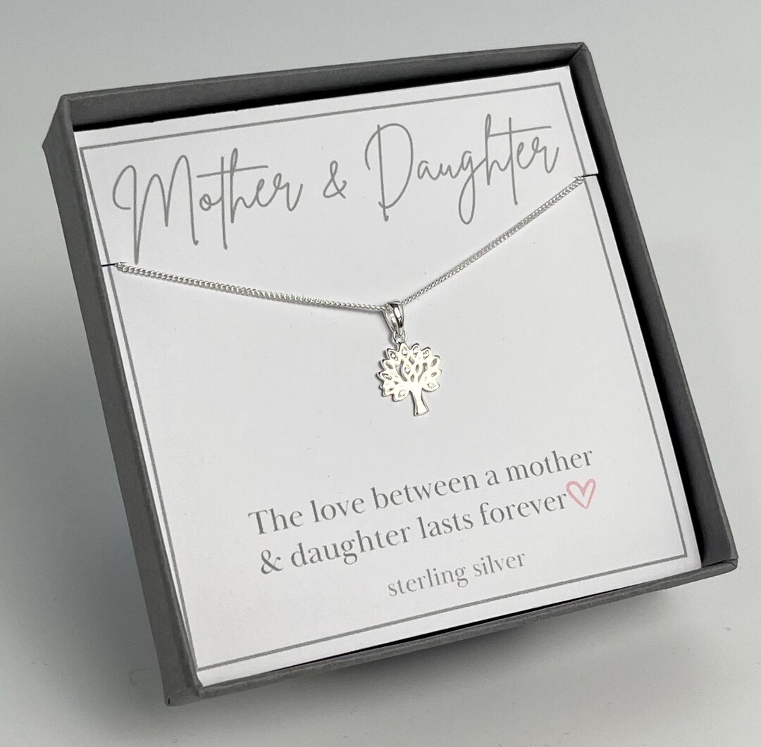 Mum Family Tree Necklace, Mum Gift, Gift for Mum, Mothers Day Gift, Mum ...