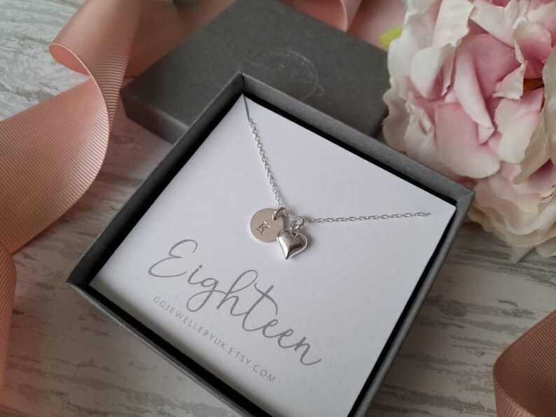 Girls 18th Birthday Necklace Personalised Silver 18th - Etsy