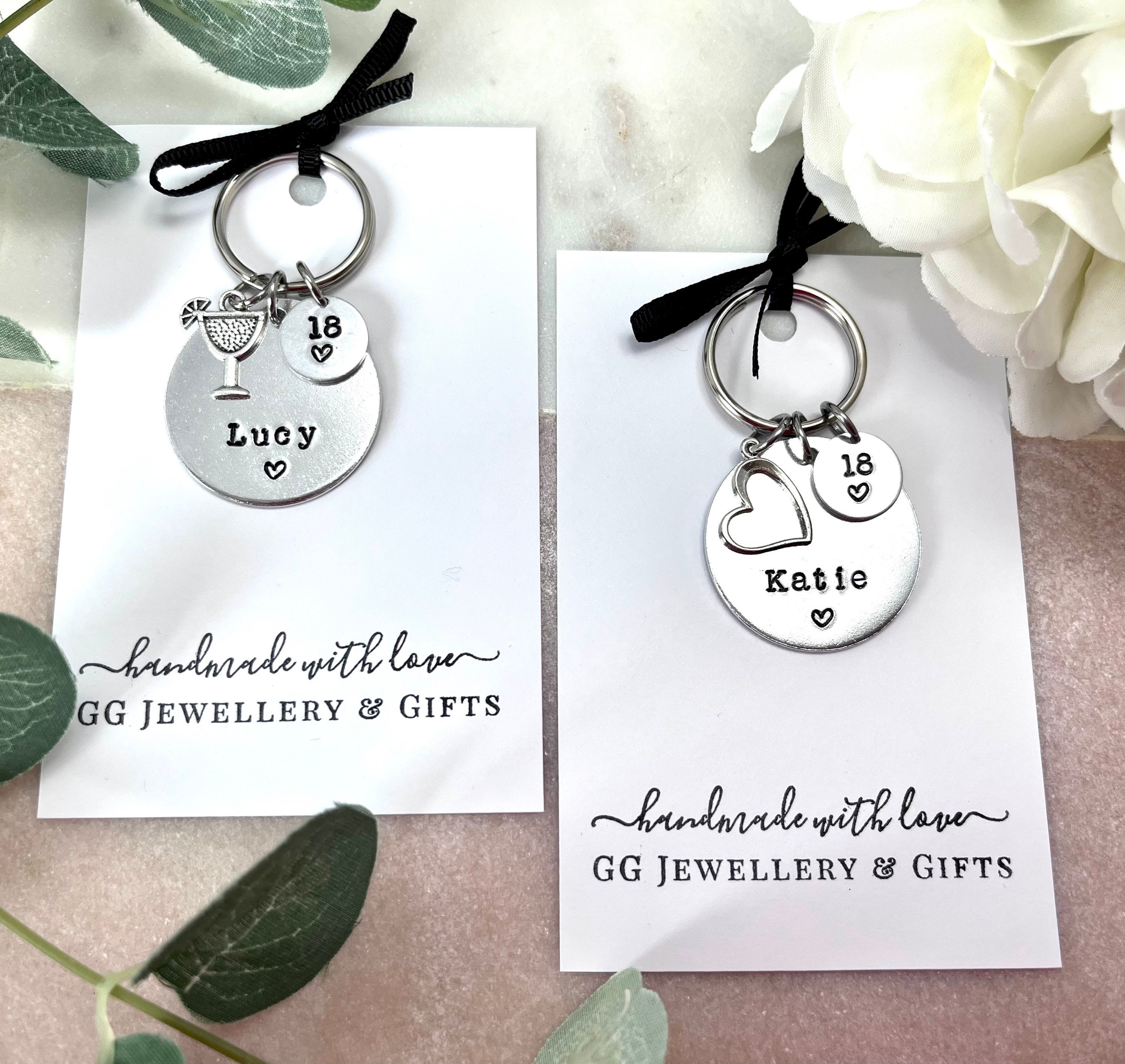 Girls 18th Birthday Keyring Gift Choose From 5 Charms 18th - Etsy UK