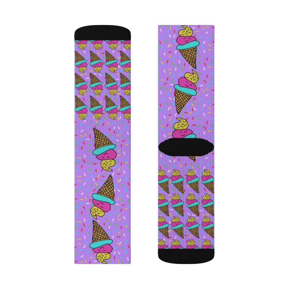 Ice Cream Cone Socks - Etsy