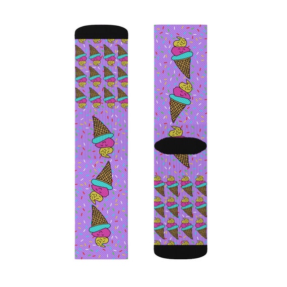 Ice Cream Cone Socks | Etsy