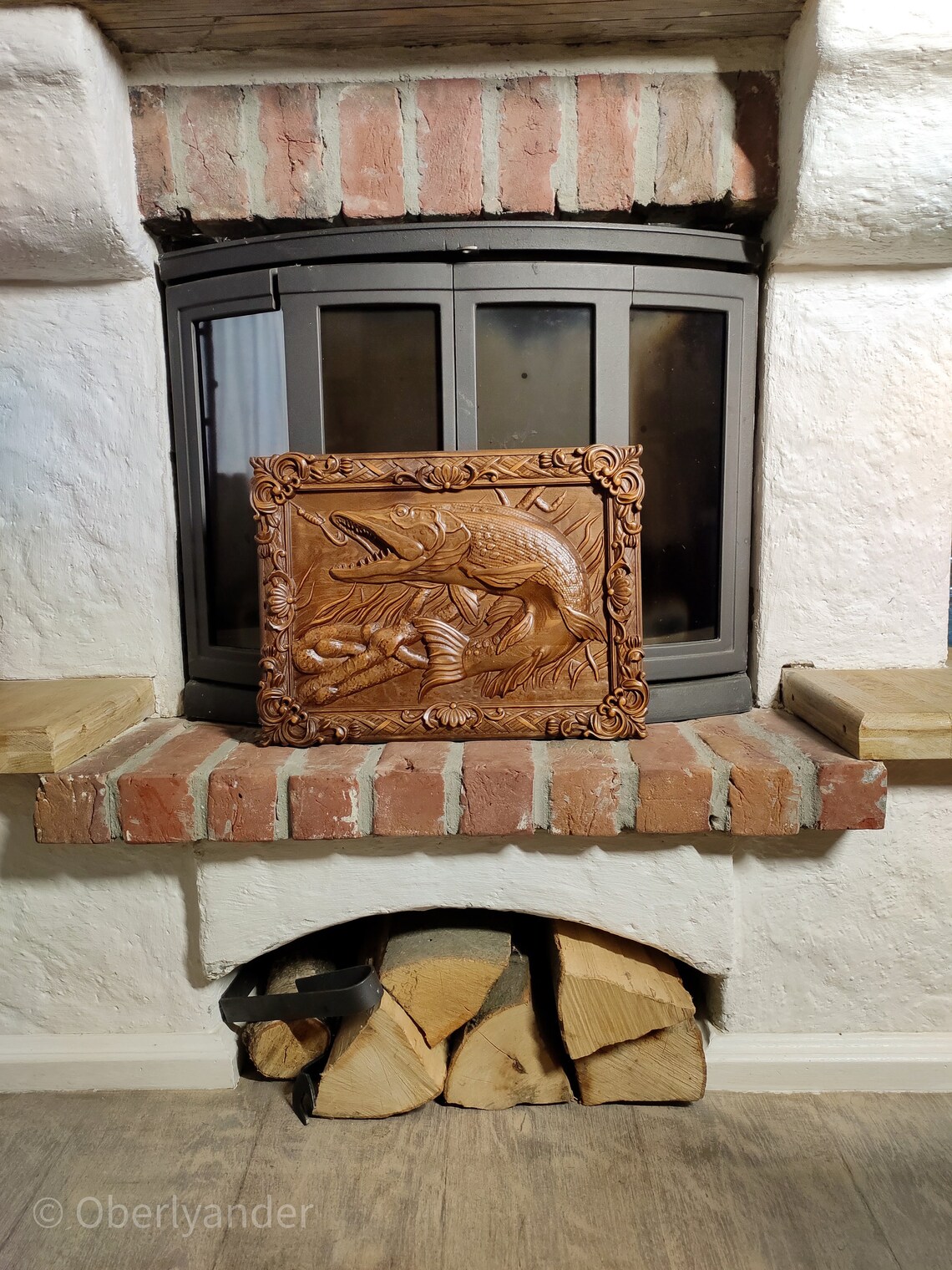 Fishing Wall Decor Fishing Decor Art Fisherman Gift Wooden | Etsy