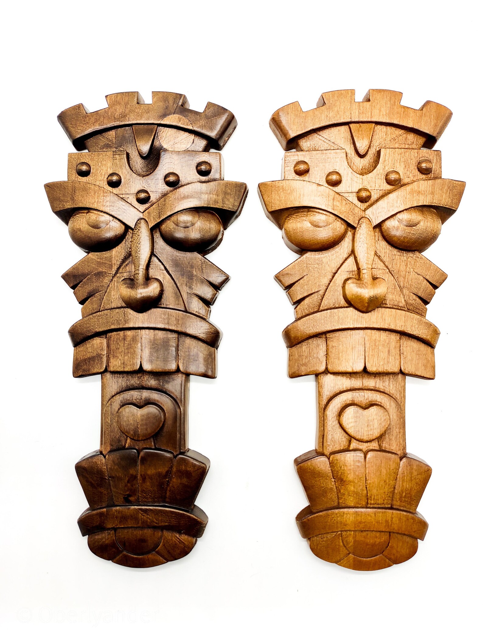 Wood Tribal Mask Tiki Mask Wood Carved Wood Mask African - Etsy