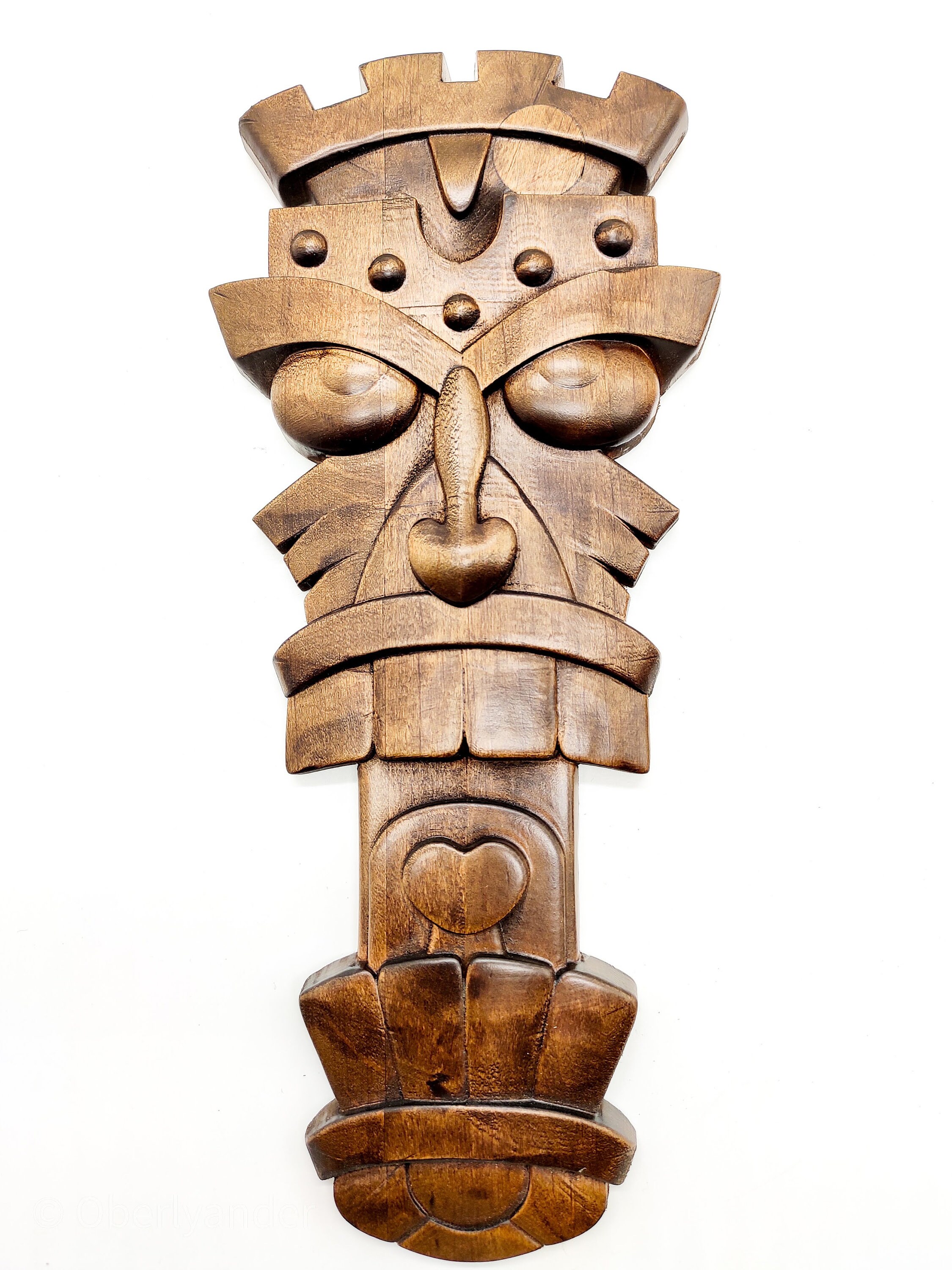 Wood Tribal Mask Tiki Mask Wood Carved Wood Mask African - Etsy