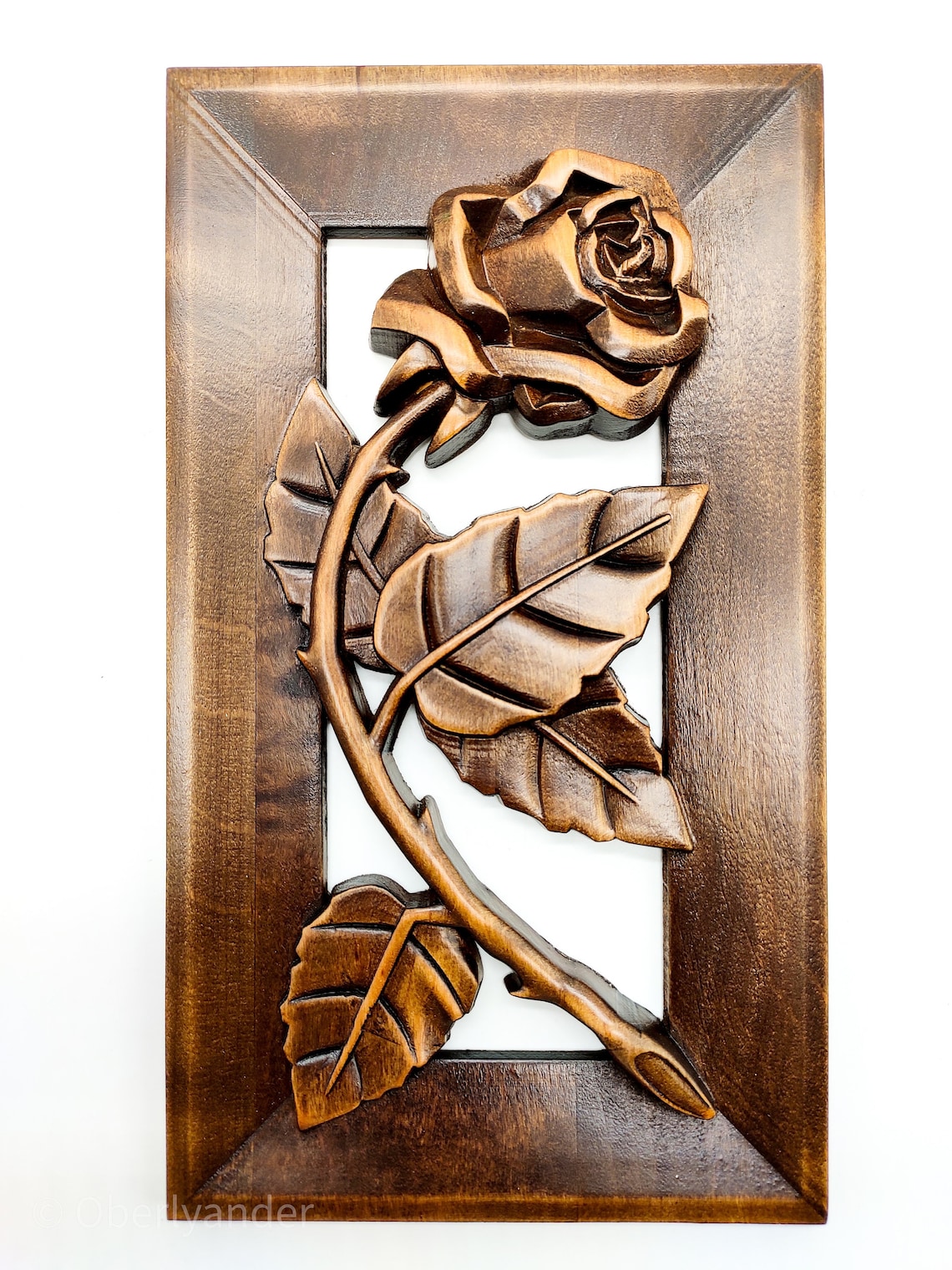 Wall Panel Art Rose Wood Wall Panel Wall Panel Decor Wood - Etsy