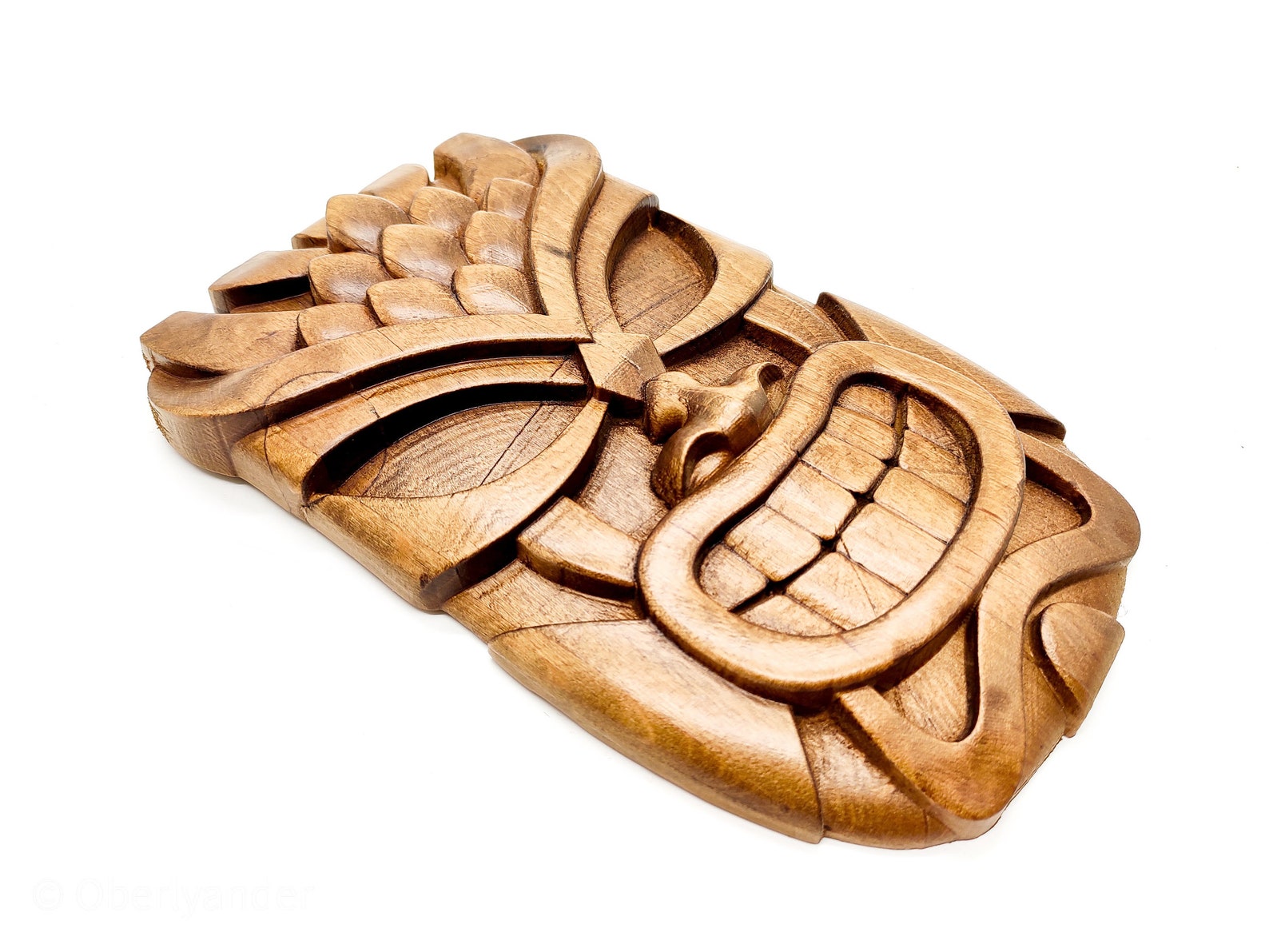 Wooden Tiki Mask Wood Decor Wall Decor Wall Panel Wooden - Etsy