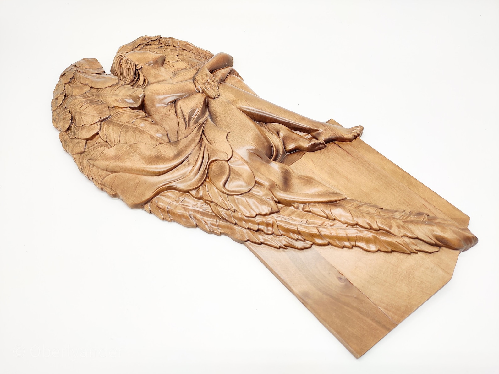 Wood Angel Carved Angel Wood Wooden Angel Wall Art Wooden | Etsy