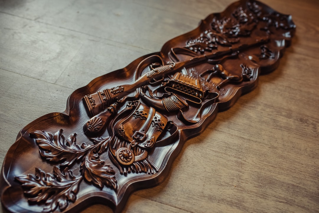 Hunting Gift, Wall Art Carved Wood, Wooden Gift, Wall Panel, Wooden ...