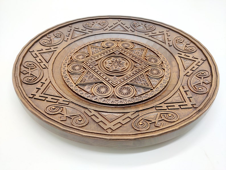 Carved Wooden Plate Personalised Wooden Panel Exclusive - Etsy