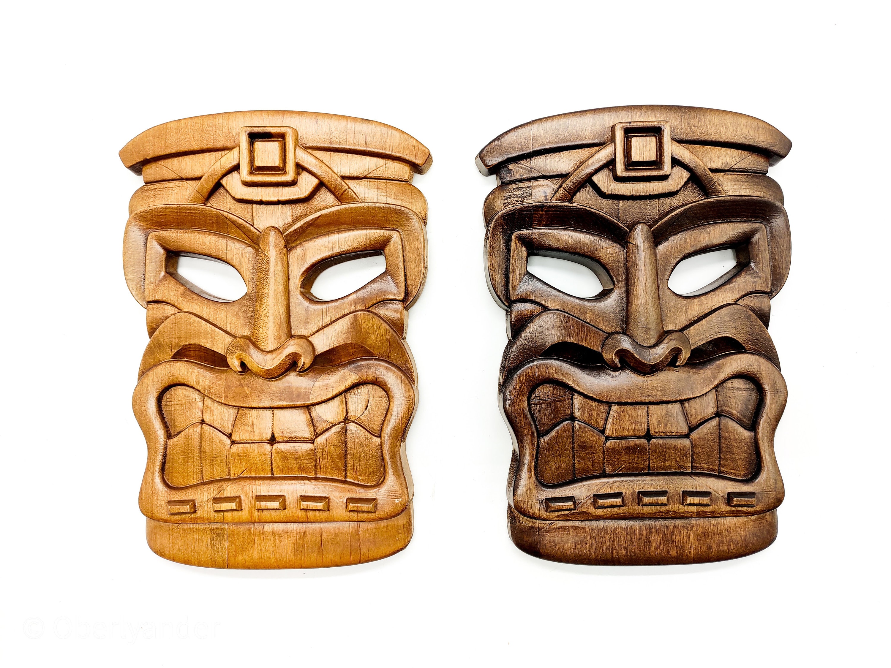 Hawaiian Tiki Mask Wood Decor Wall Decor Wall Panel Wooden | Etsy