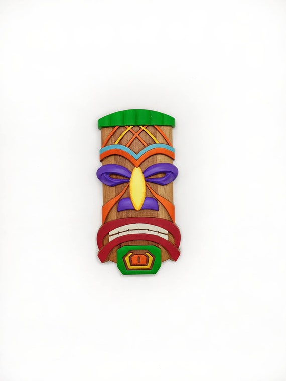 Tiki Mask Wood African Wooden Tiki Mask Wood Decor Wall - Etsy
