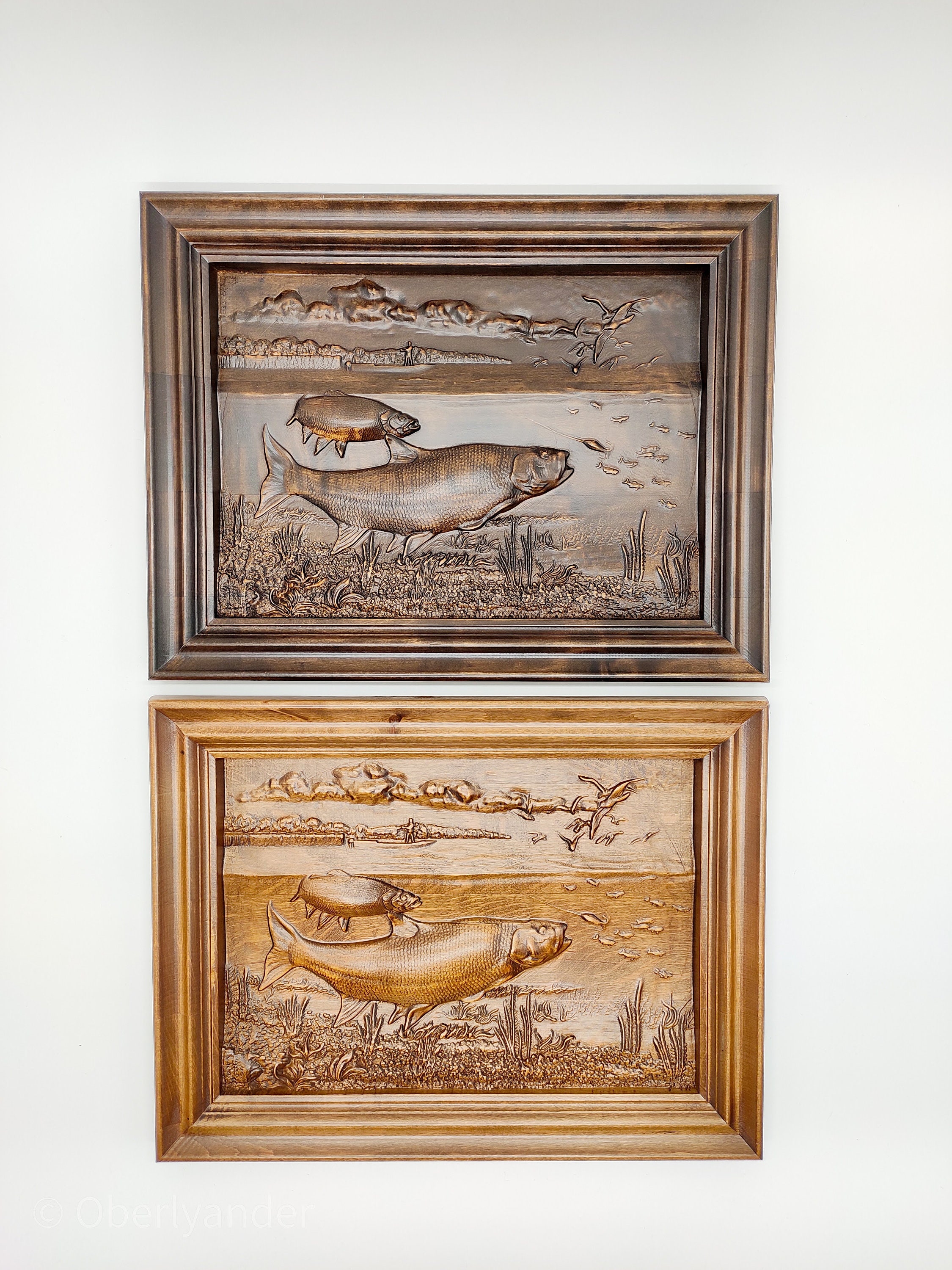 Vintage Fishing Decor, Fisherman Gift, Fishing Wall Decor, Fishing ...