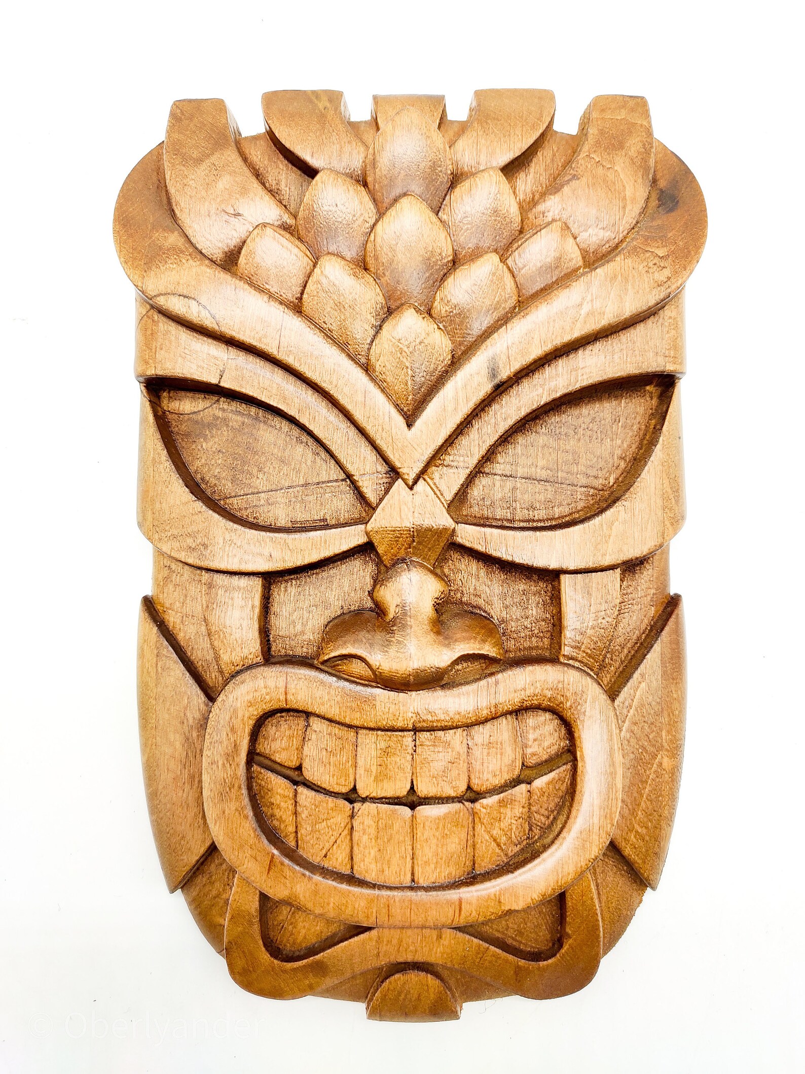 Wooden Tiki Mask Wood Decor Wall Decor Wall Panel Wooden - Etsy