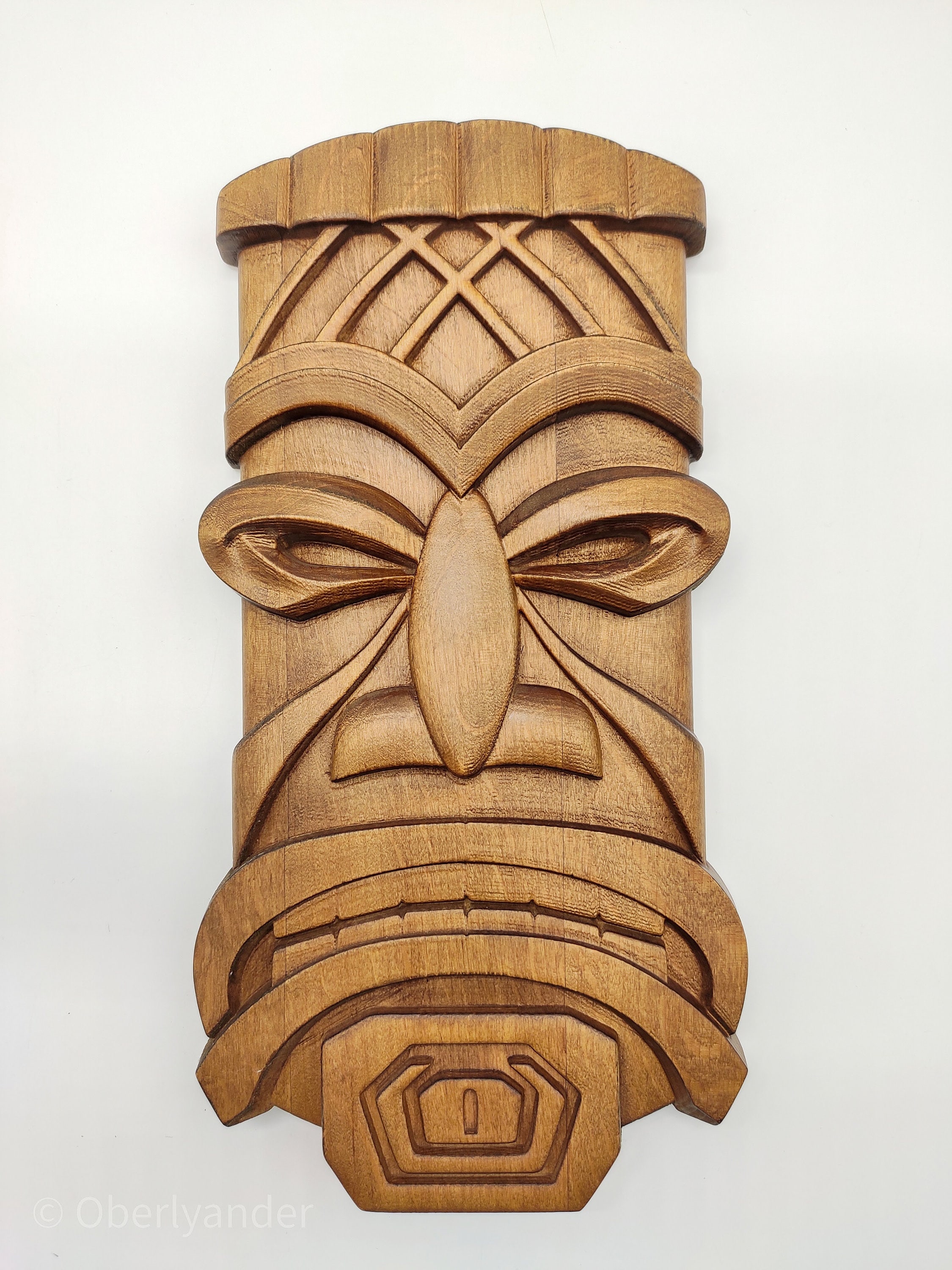 Wooden Tiki Head