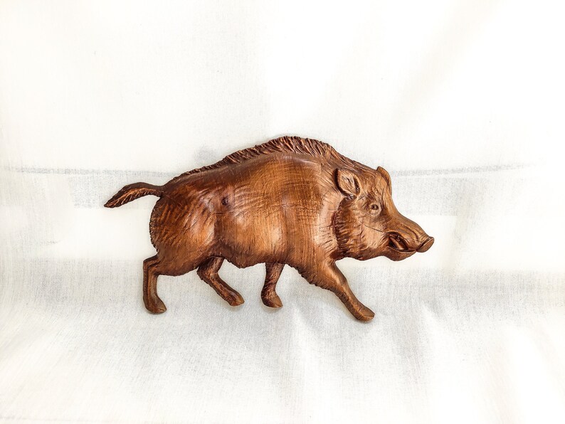 Wild Boar Wall Art Panel Wooden Carver Panel Wild Boar - Etsy