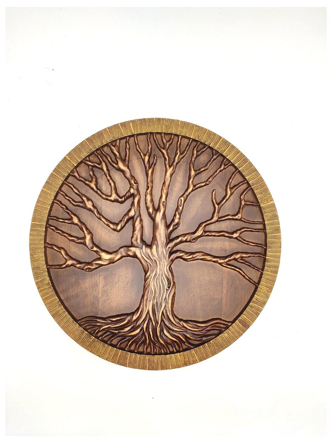 Wooden Tree of Life Wall Art, Carved Tree of Life, Tree of Life Wall ...