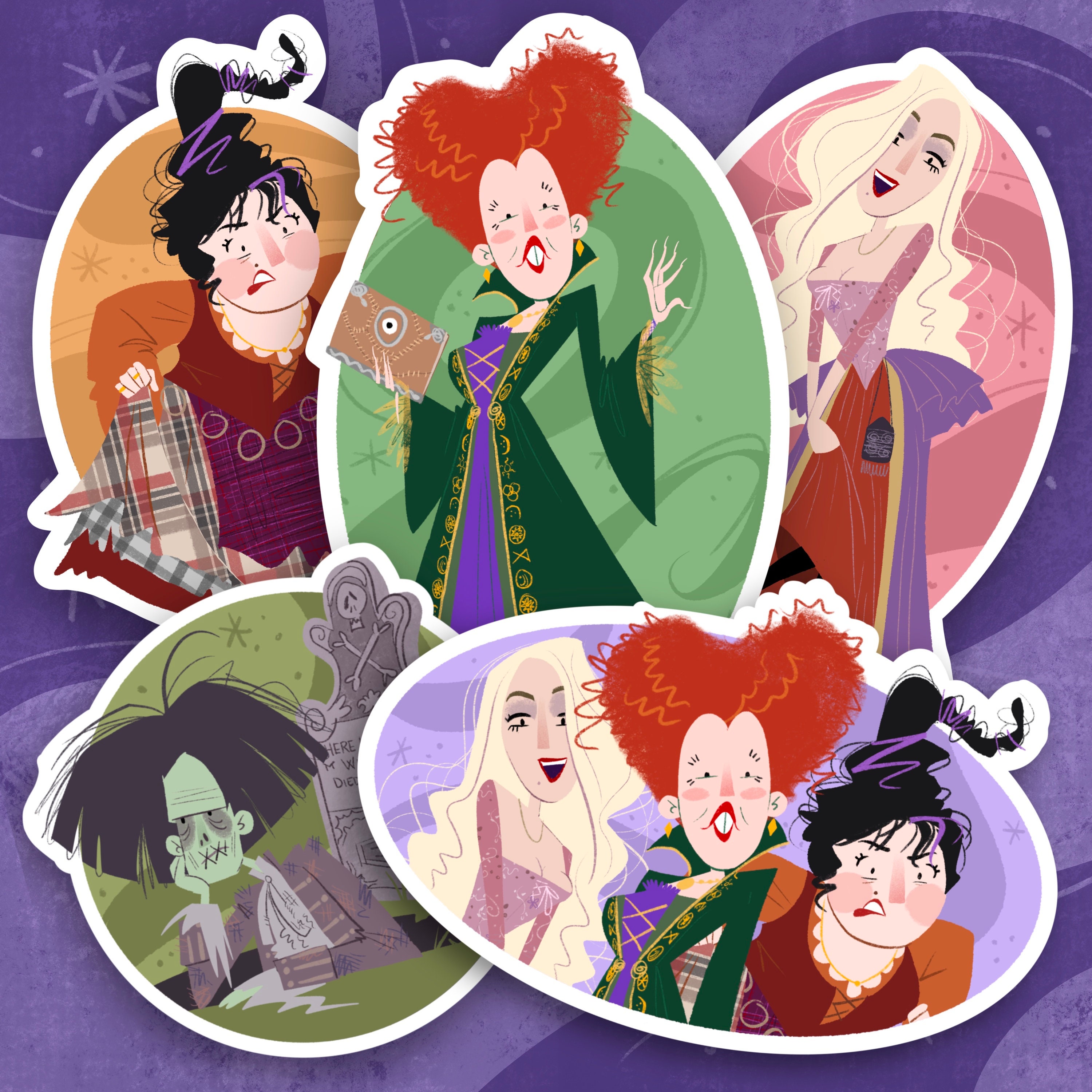 Hocus Pocus Stickers - Etsy