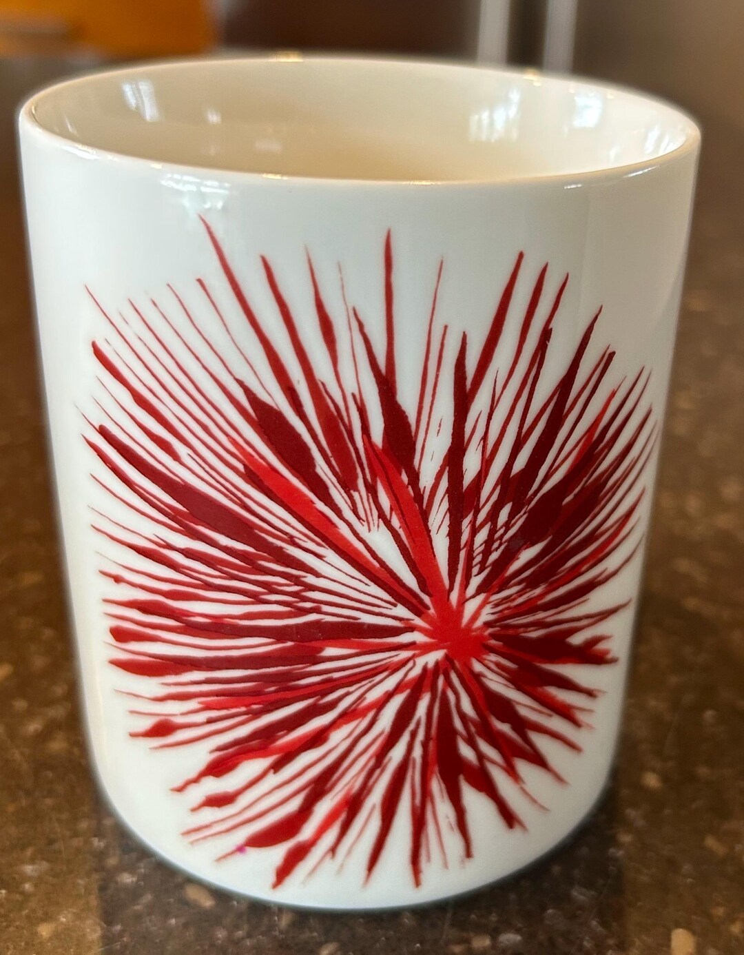 Starbucks 2014 Red Firework Ceramic Coffee Mug 12oz Cup - Etsy