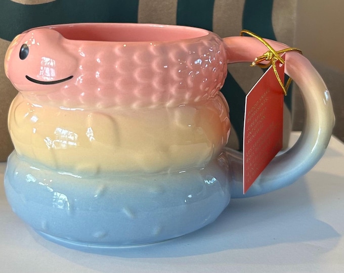 Starbucks 2025 Lunar New Year of the Snake Ceramic Coffee Cup 14oz Mug ...