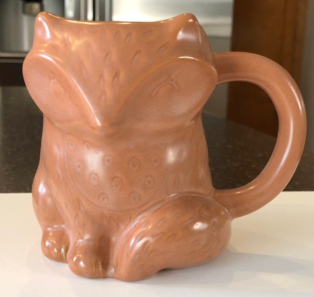 Threshold 2021 Target Cup Stoneware Brown 3D Fox Figure Ceramic Coffee ...