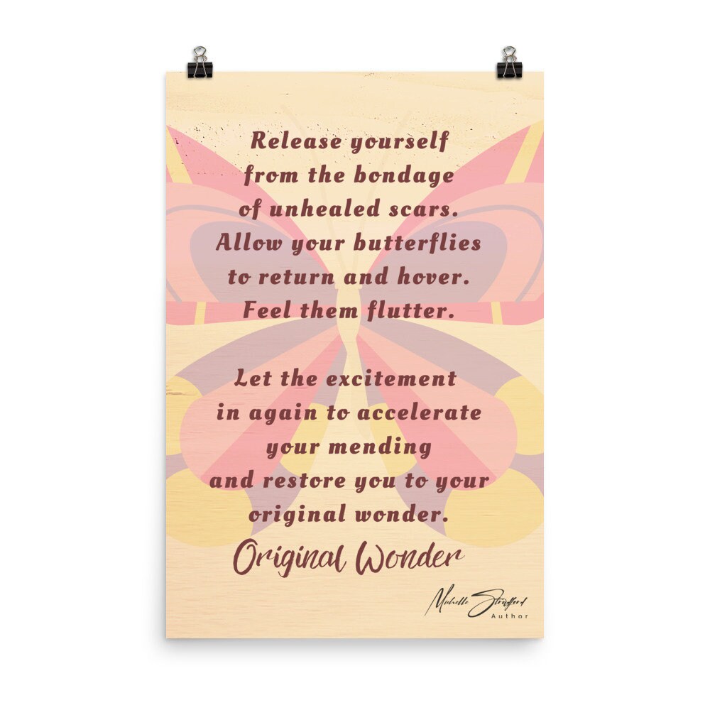 Original Wonder Poetry Poster - Etsy