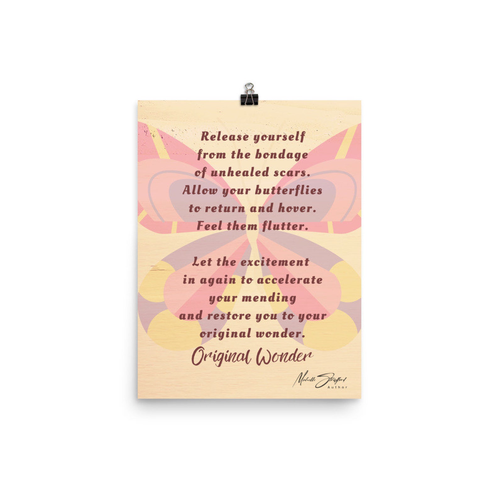 Original Wonder Poetry Poster - Etsy