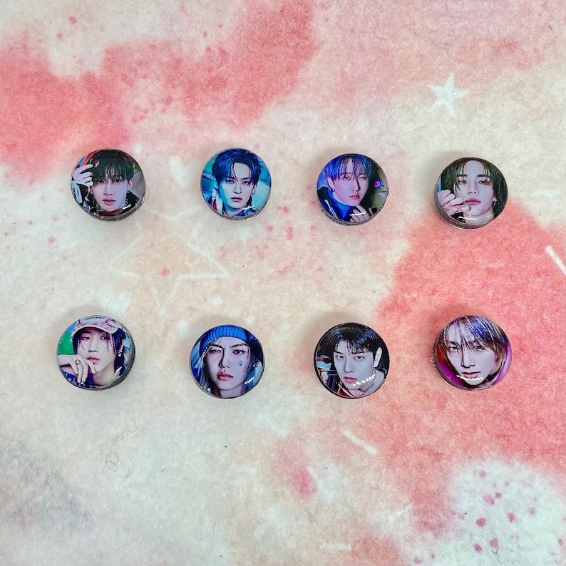 Stray Kids Skz JJAM Kpop Photo Shoe Charms by Theuwusnail - Etsy