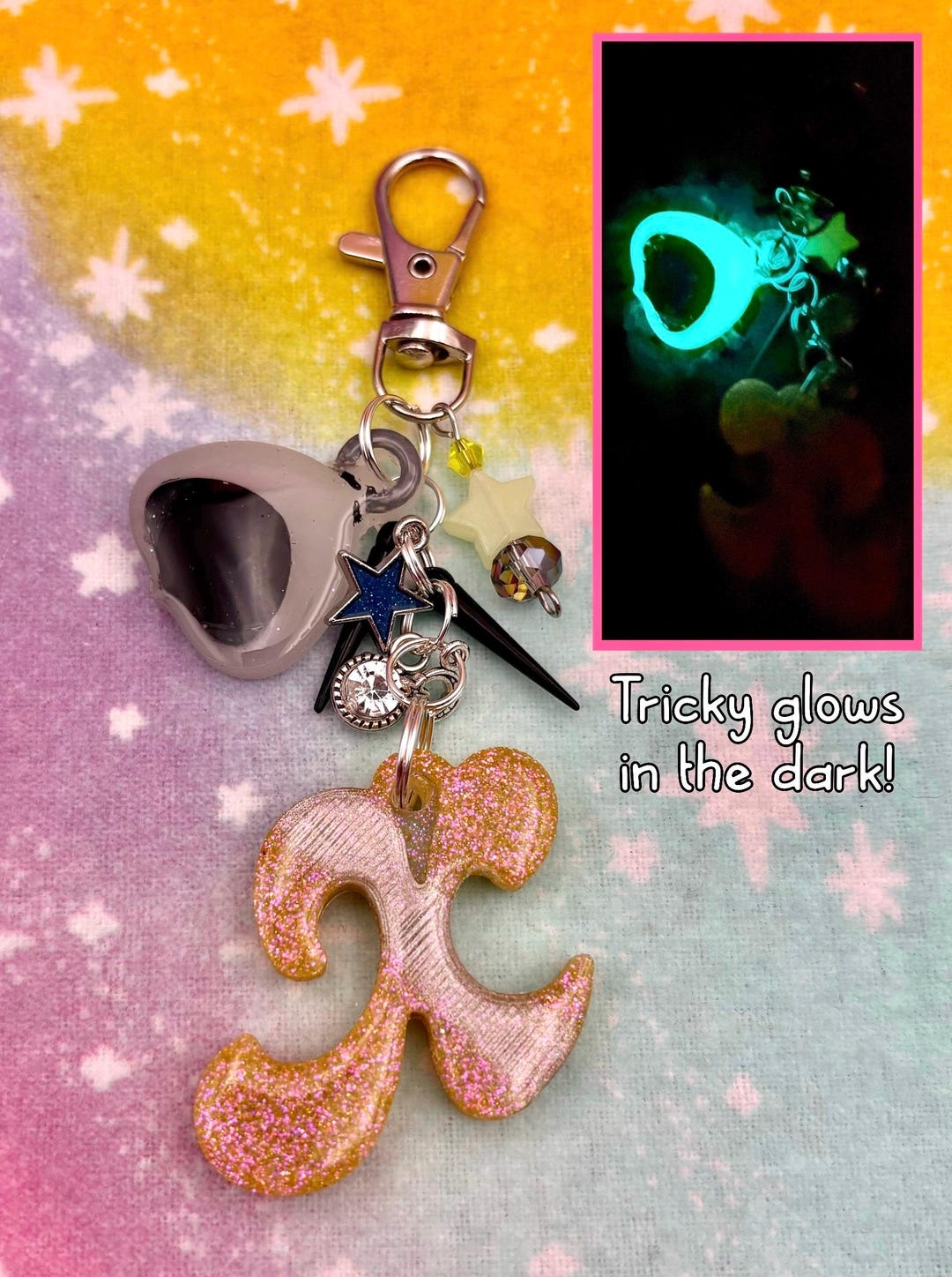 Xikers Logo Tricky Glow in the Dark Kpop Keychain/bag Charm by ...