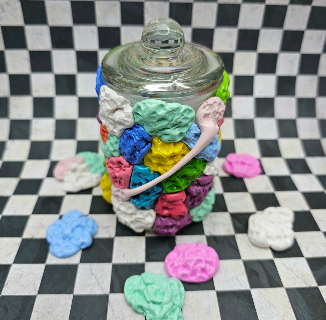 Chewed Gum Piece Jar Decor - Etsy