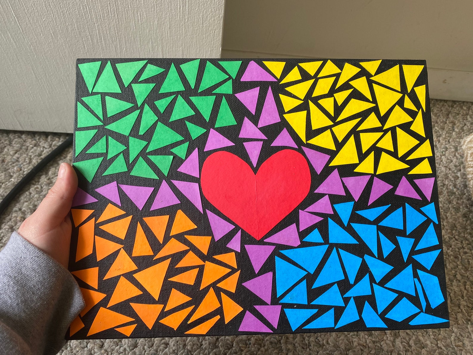 Geometric Canvas Art - Etsy