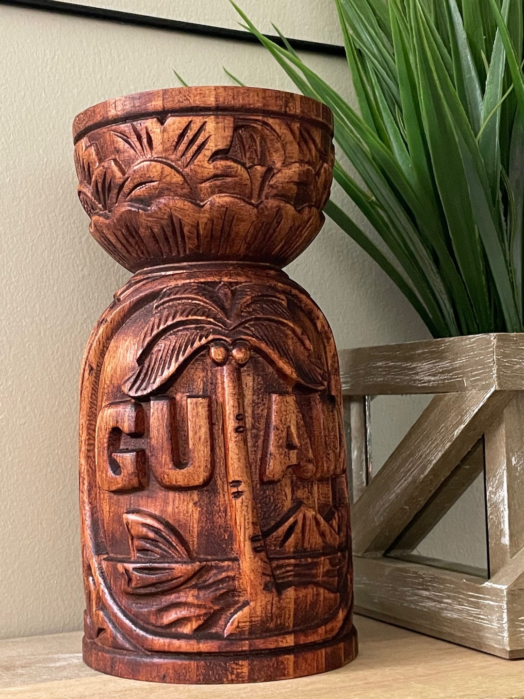 Latte Stone or Haligi - Chamorro Table Decor Hand Carved From Solid ...