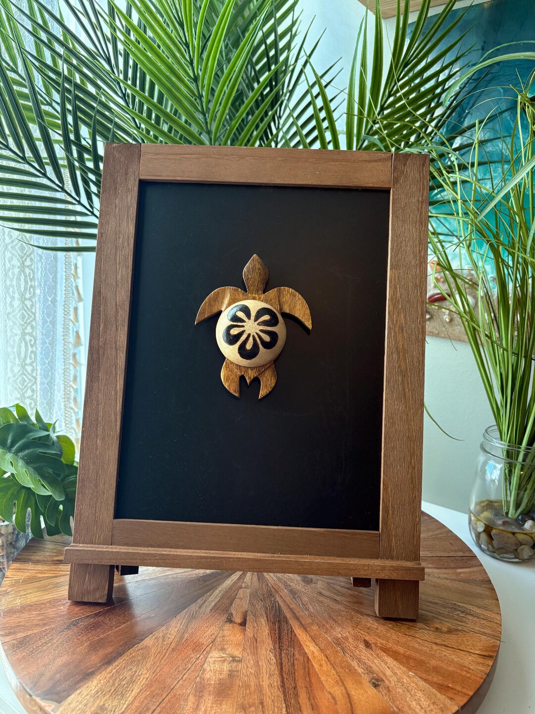 Extra-large Handmade Wood Honu 4.5” Magnet - Hawaiian, Polynesian ...