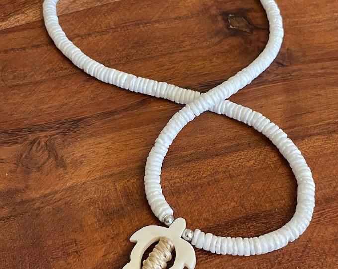 Polynesian 18” Beautiful Litub Shell Necklaces With Solid Primitively ...
